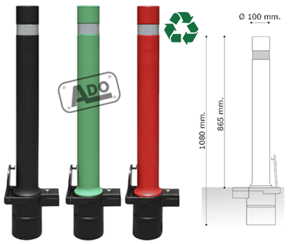 A-FLEX FLEXIBLE REMOVABLE BOLLARDS